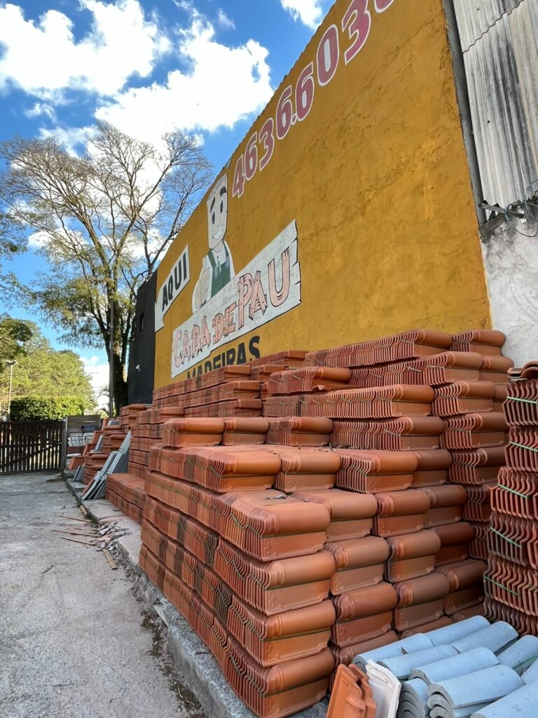 Telhas de Ceramica – Madeireira- Cara de Pau